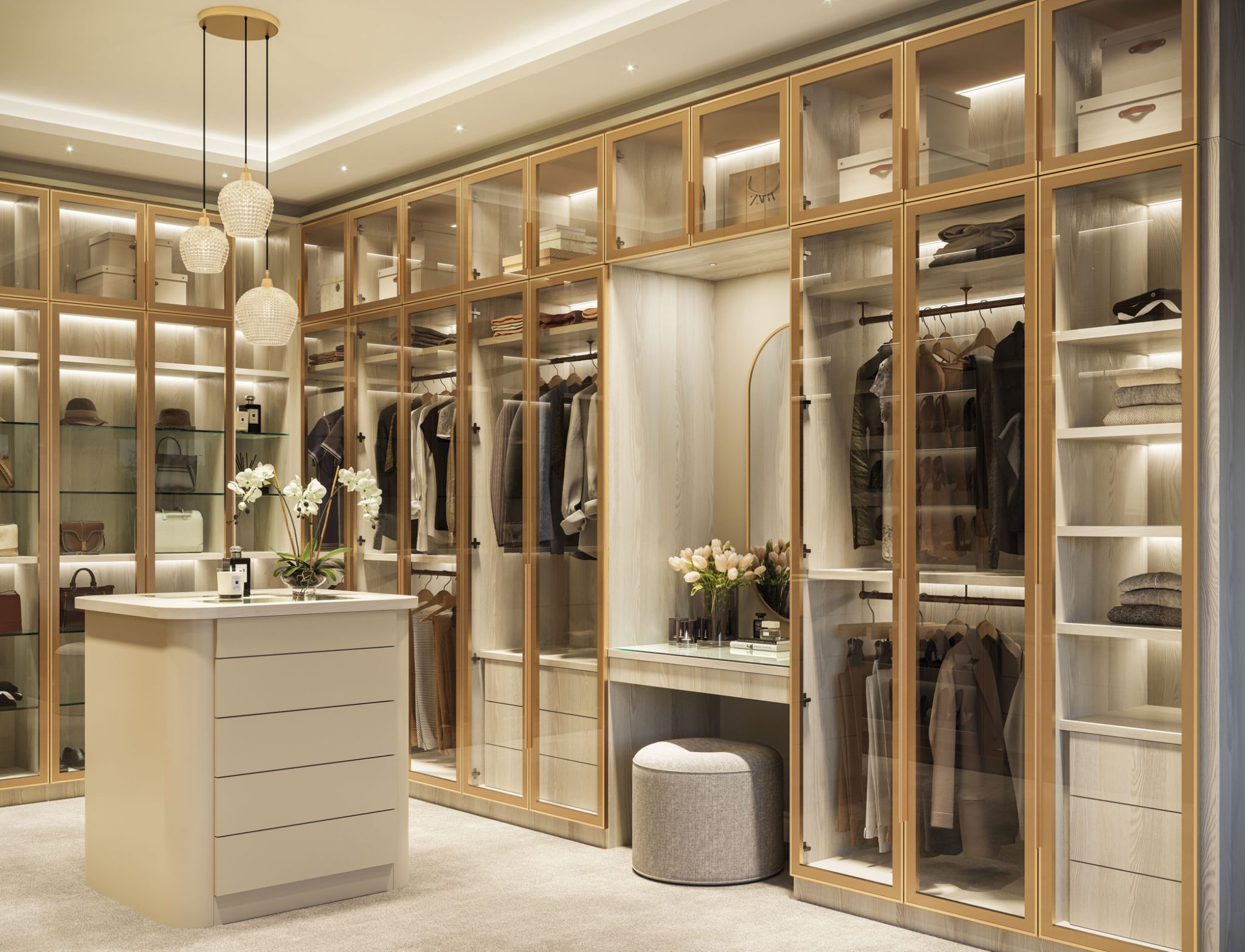 Contemporary Dressing Space | Dressing Rooms | Neville Johnson