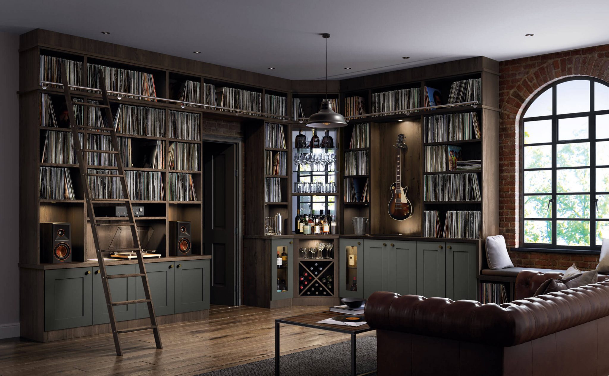 Home Library Furniture | Fitted Library Bookshelves | Neville Johnson