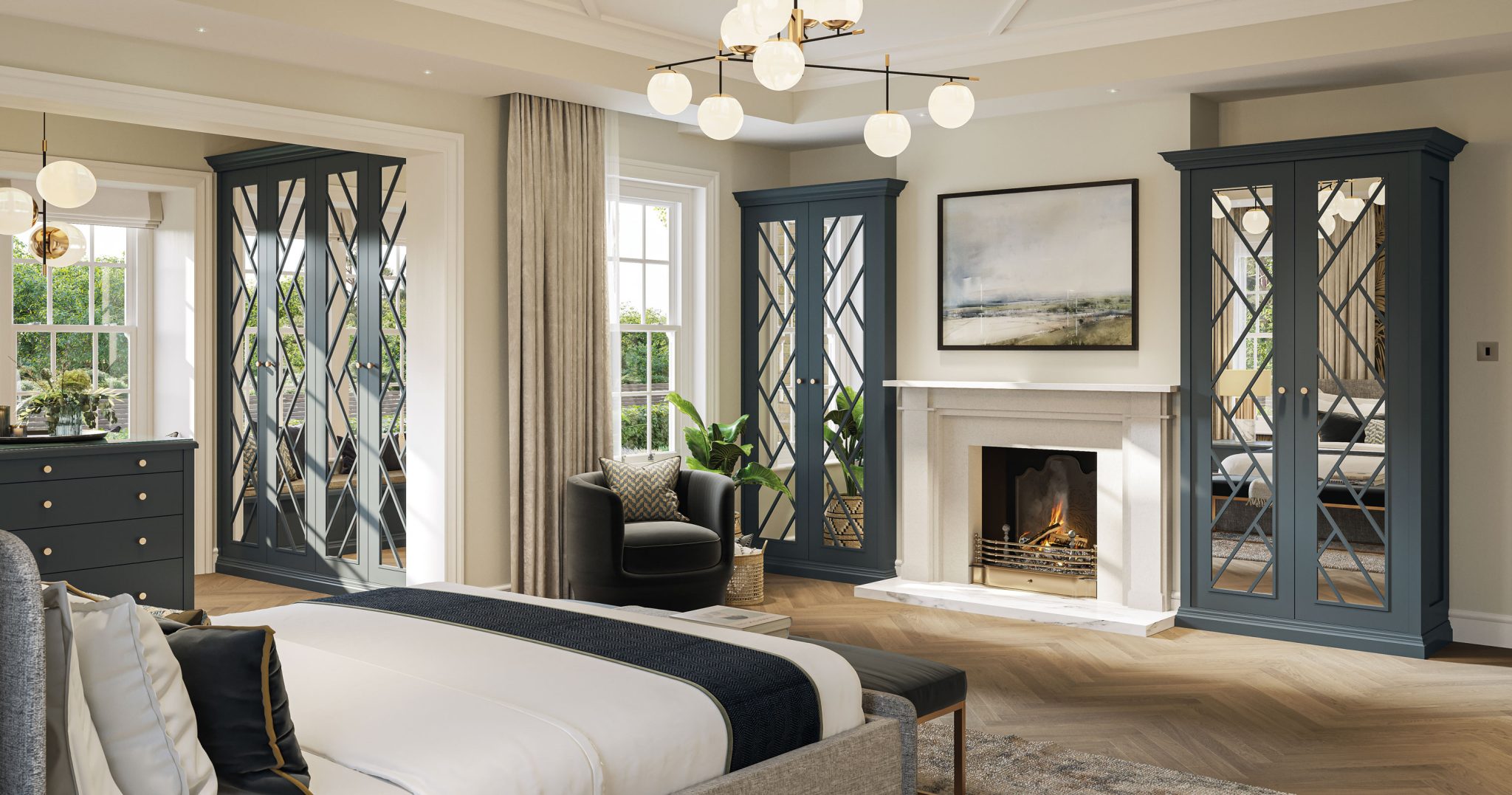 Bedroom Fretwork Door Designs | As Seen In The Times | Neville Johnson