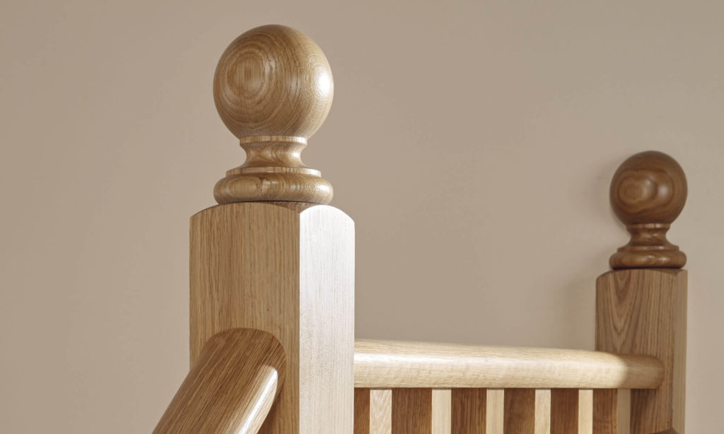 Classic oak staircase design - Neville Johnson
