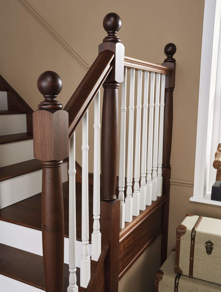 Classic Walnut Staircase | Walnut Stairs | Neville Johnson